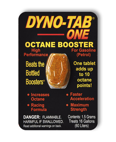 Dyno-tab® Octane Booster ONE, single 1.5 g tab boosts octane level of ...